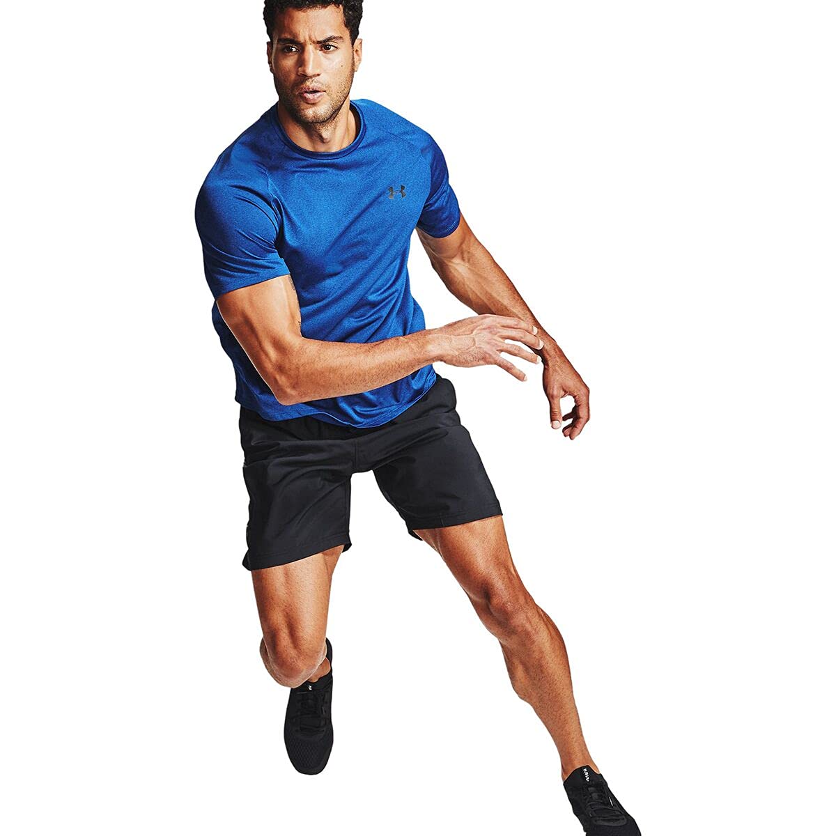 Under Armour Men's Tech 2.0 Novelty Short-Sleeve T-Shirt , Royal (400)/Black , Large