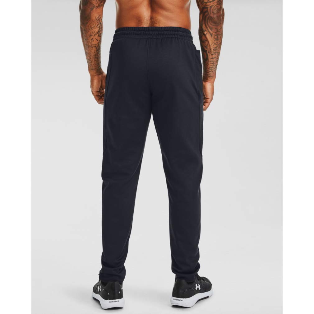 Under Armour Mens Armour Fleece Pants , Pitch Gray (012)/Black , Medium