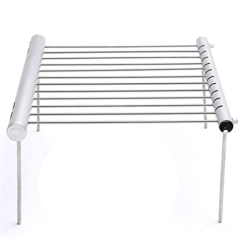 TAMYID Charcoal Grills, Portable Stainless Steel BBQ Grill Folding BBQ Grill Mini Pocket BBQ Grill Barbecue Accessories For Home Park Use For Camping
