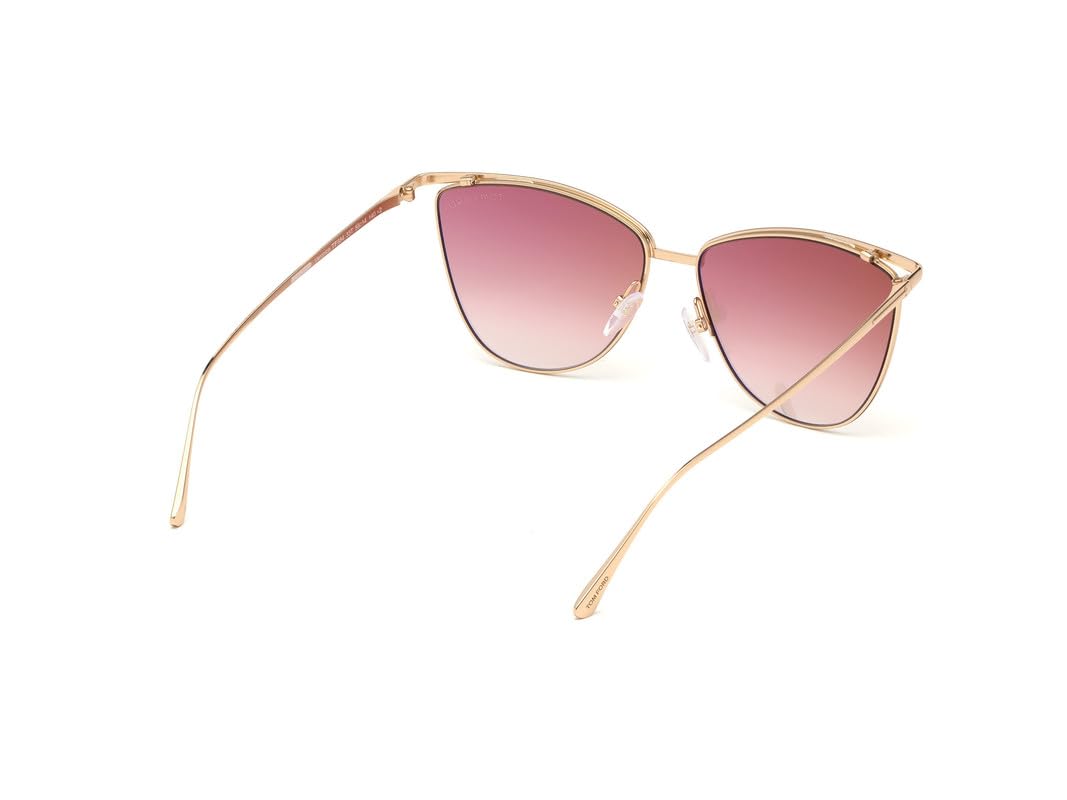 Tom Ford Cat Eye Sunglasses TF684 Veronica 33T Copper-Gold 58mm FT0684