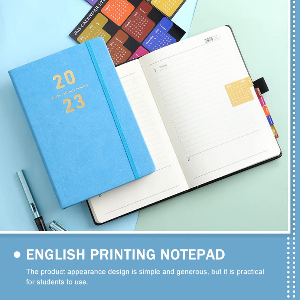 Zerodeko 2023 Calendar Notebook 365 Day Journal Notepad Schedule Book Daily Weekly Appointment Book Time Management Manual Planner