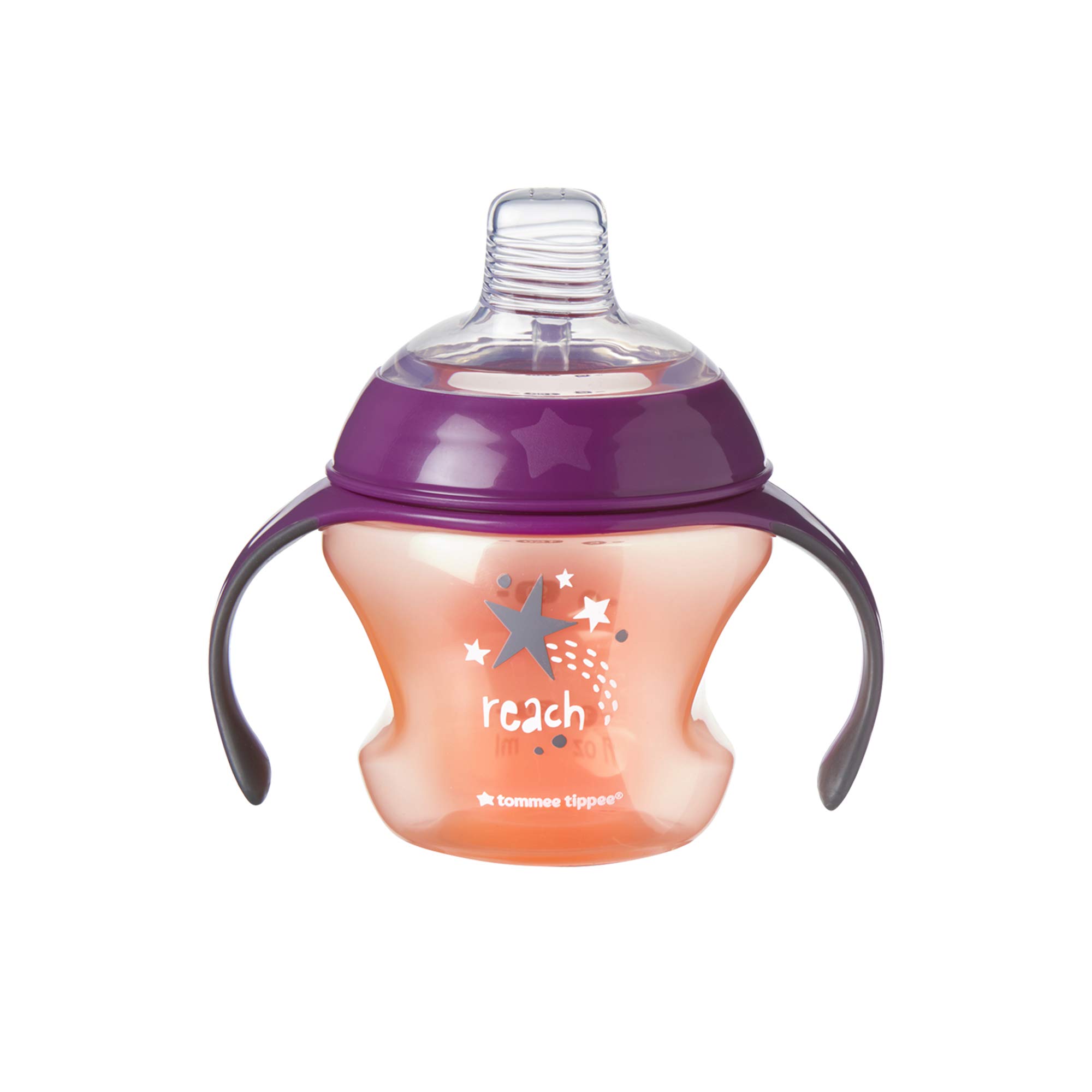 Tommee Tippee Closer to Nature First Sips Transition Cup with Handles, BPA-Free - 4+ Months, 2 Count