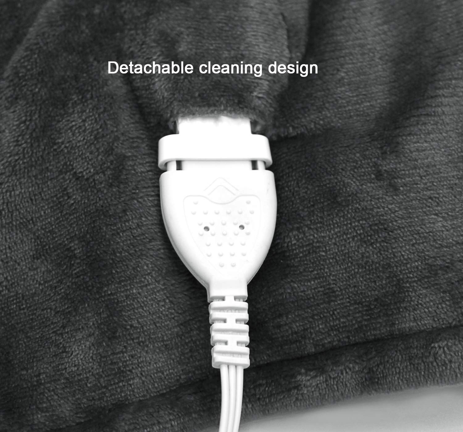 Twin Electric Blanket Heated Sherpa and Reversible Flannel Washable Throw,Fast-Heating Full Body Warming Soft with 10 Heat Settings/Safety 10 Hours Auto-Off Controller (62x84''Linen