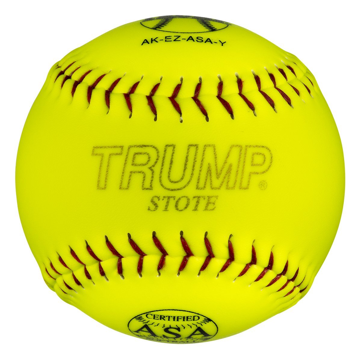 Trump Stote 1 Dozen ASA 12" Softballs - 44cor/.375 Compression (AK-EZ-ASA-Y) 12 Balls