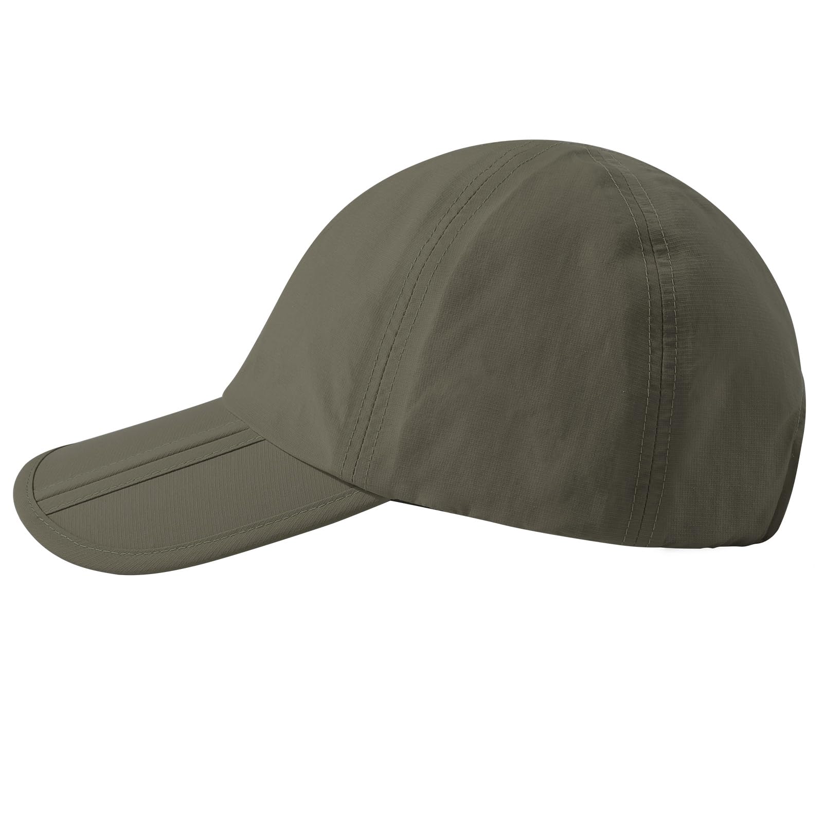 Sumolux Men Women Outdoor Rain Sun Waterproof Quick-Drying Long Brim Collapsible Portable Hat Sky-blue