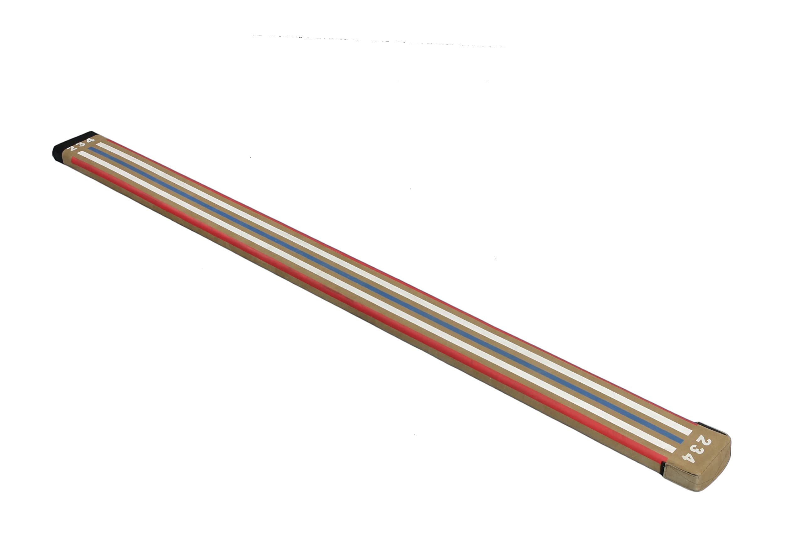 Tumbl Trak 8 Ft Laser Beam with Solid Wood Core, Low Gymnastics Balance Beam for Home