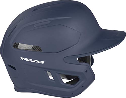 Rawlings | MACH CARBON Baseball Batting Helmet | Medium (7 1/8" - 7 1/4") | Navy