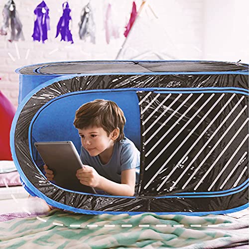 Under the Weather PrivacyPod 1-Person Pop-Up Weather Pod, Protection from Cold, Wind and Rain with Added Privacy - Royal Blue