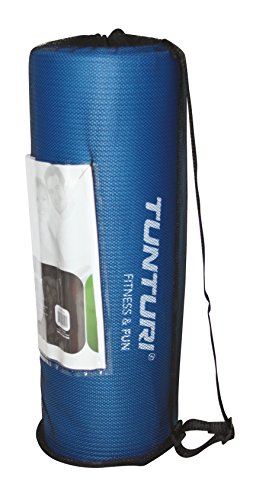 TUNTURI Non Slip Fitness Yoga Mat, Blue