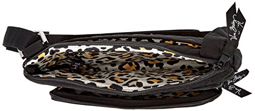 Vera Bradley Little Hipster Crossbody Shoulder Bag Purse in Classic Black