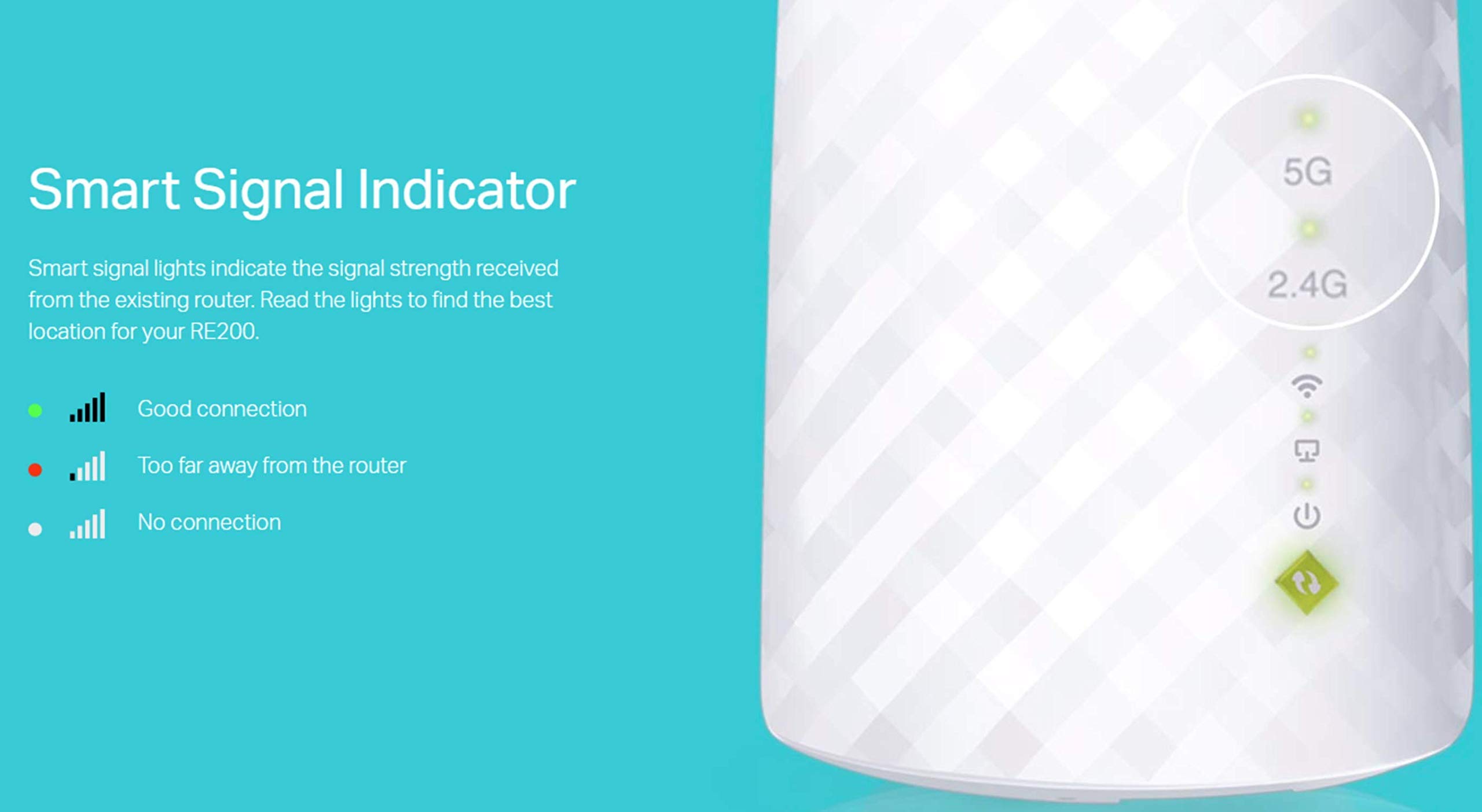 TP-Link AC750 Dual Band WiFi Range Extender, Repeater, Access Point w/Mini Housing Design, Extends WiFi to Smart Home & Alexa Devices (RE200) (Renewed)