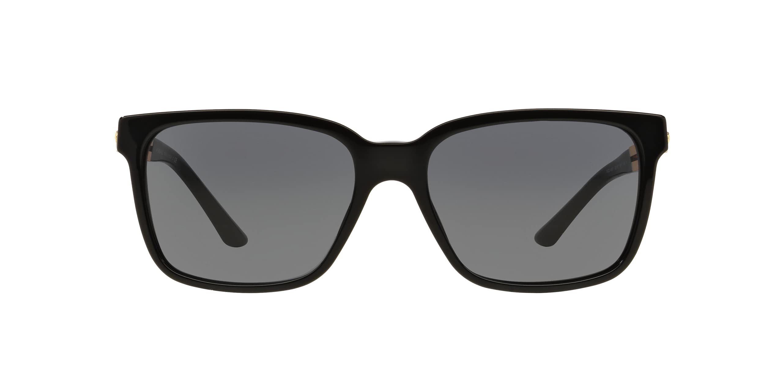 Versace Man Sunglasses Black Frame, Grey Lenses, 58MM