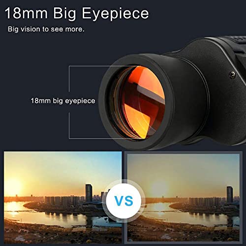 XINGTU High Clarity Binoculars Professional Portable Monocular Telescope FMC BAK4 Prism Binoculares for Camping Hunting Spyglass