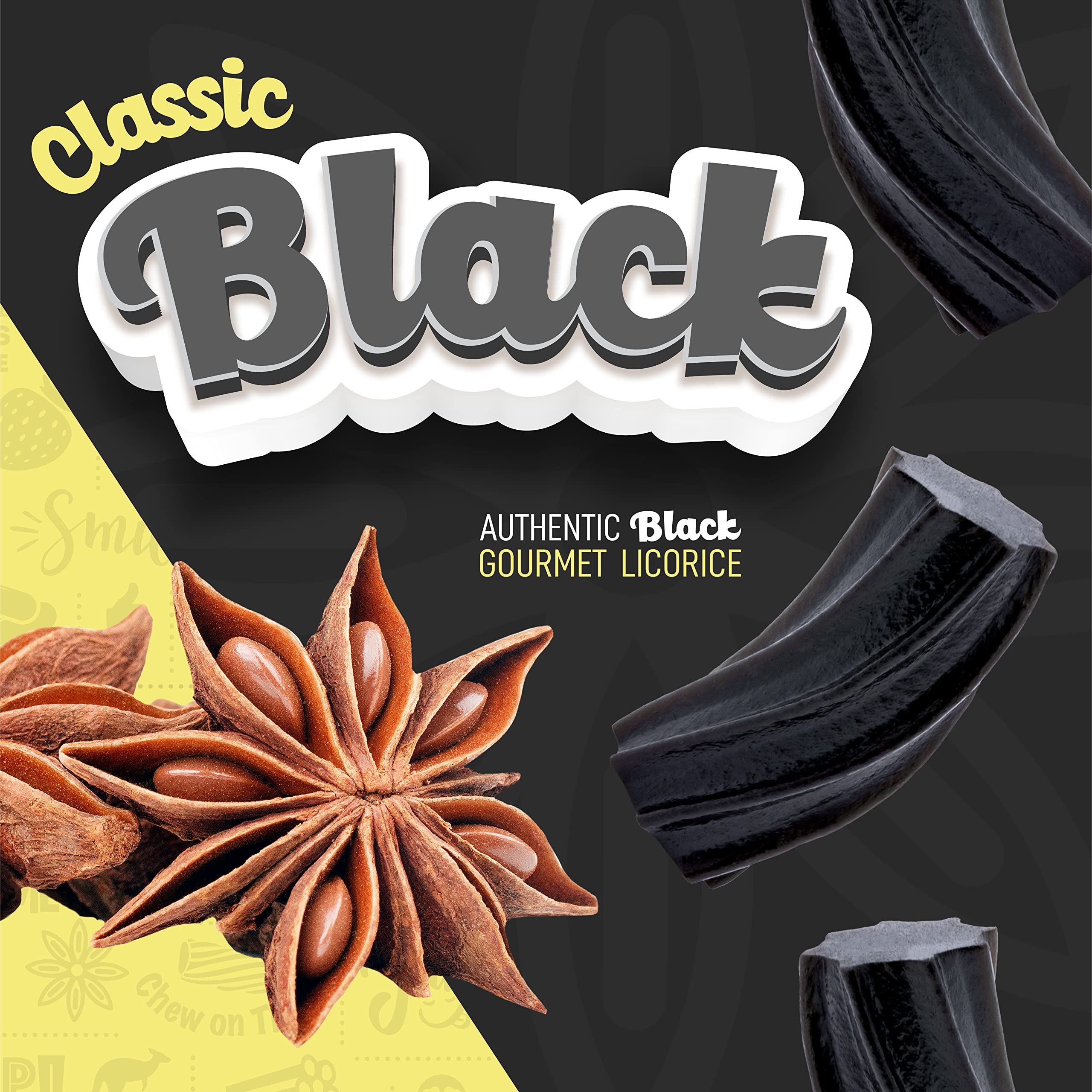 Wiley Wallaby Licorice 24 Ounce Classic Gourmet Soft & Chewy Australian Black Licorice Candy Twists, 3 Pack
