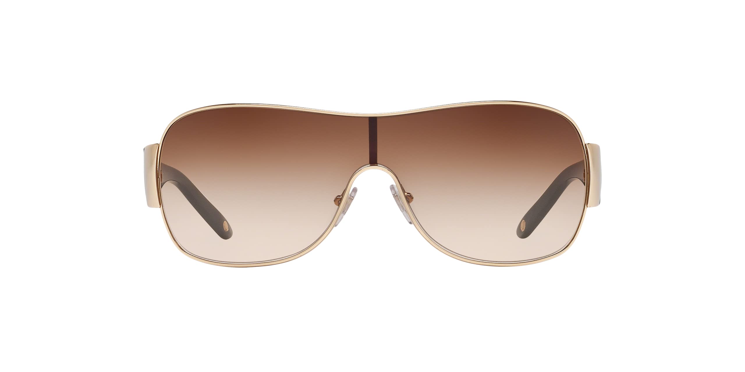 Versace Woman Sunglasses Gold Frame, Light Brown Gradient Dark Brown Lenses, 0MM