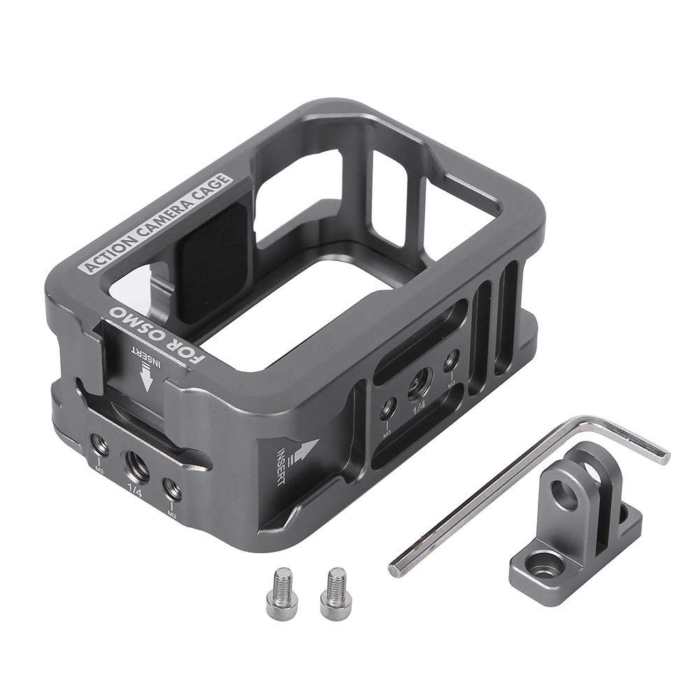 zhuolong Action Camera Protective Cage Vlog Extension Frame for DJI Osmo Action