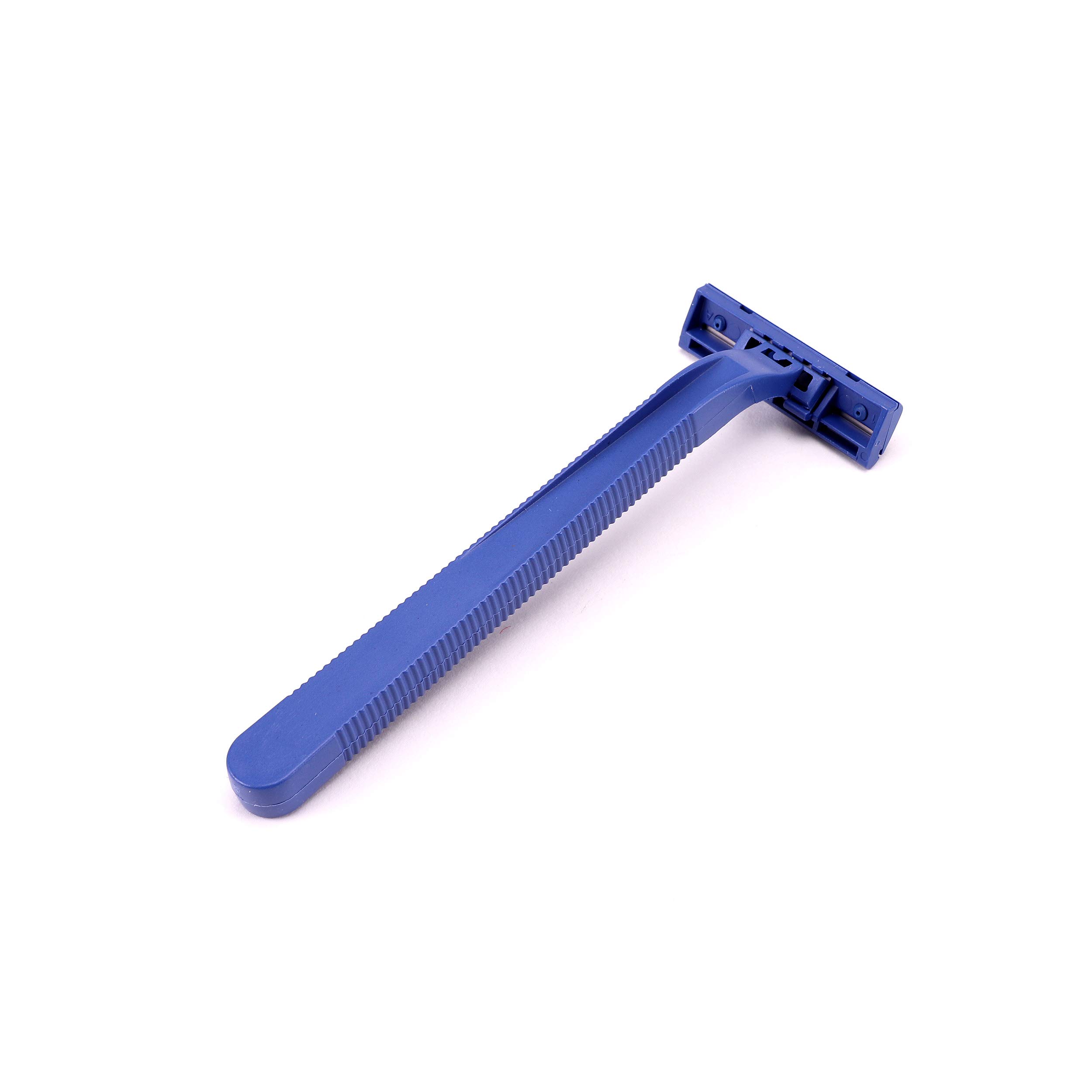 Twin Blade Disposable Razors with Fixed Head, Travel-Ready Skin Care, Ergonomic Handle, Universal Hair Removal, Smooth Shave for Face, Legs, etc. Value Pack - 24 Count