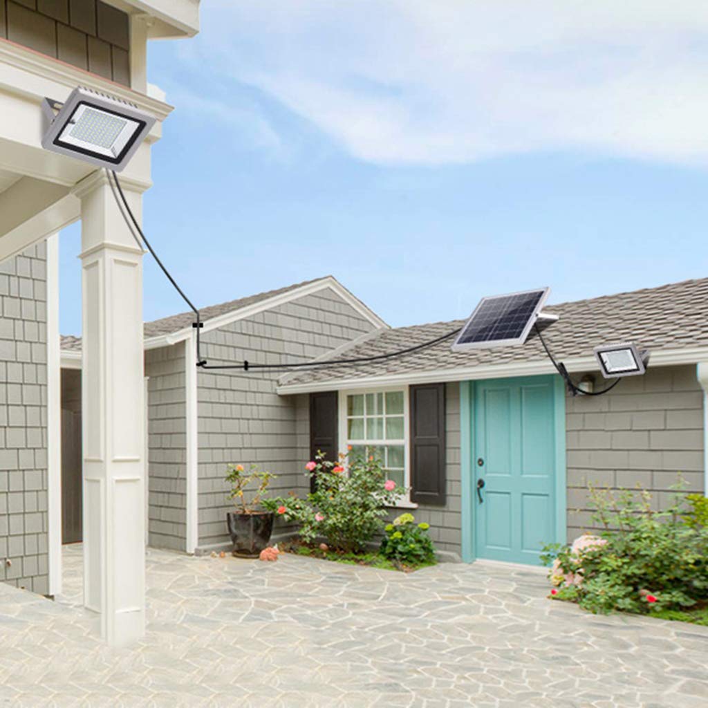 Solar Light Outdoor Home Garden Light, LED Intelligent Light Control Induction Light Waterproof Garden Light Landscape Light with Remote Control