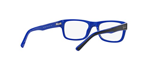 Ray-Ban Rx5268 Rectangular Prescription Eyeglass Frames, Matte Havana/Demo Lens, 52 mm