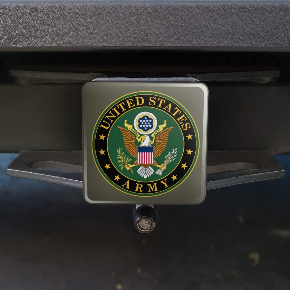 U.S. Army United States Army Eagle Logo Tow Trailer Hitch Cover Plug Insert