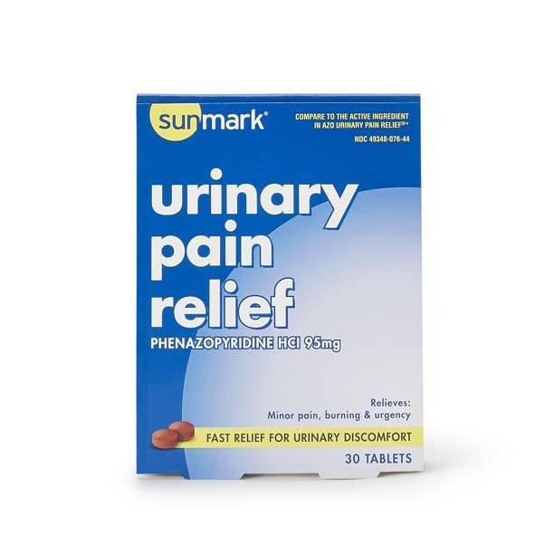 Sunmark Urinary Pain Relief Tablets - 30 Tablets, Pack of 2
