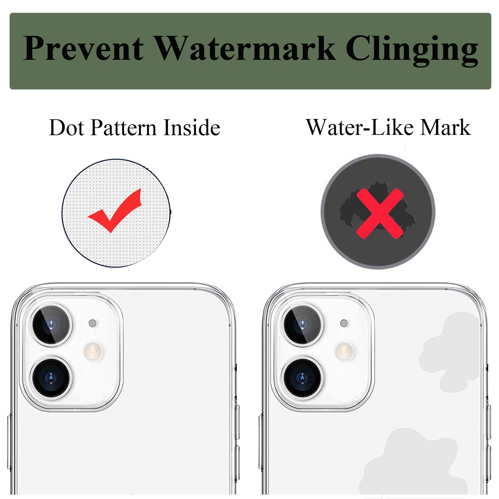 Unov Case Compatible with iPhone 12 Mini Case Clear with Design Slim Protective Soft TPU Bumper Embossed Pattern 5.4 Inch (Rainbow Dinosaur)