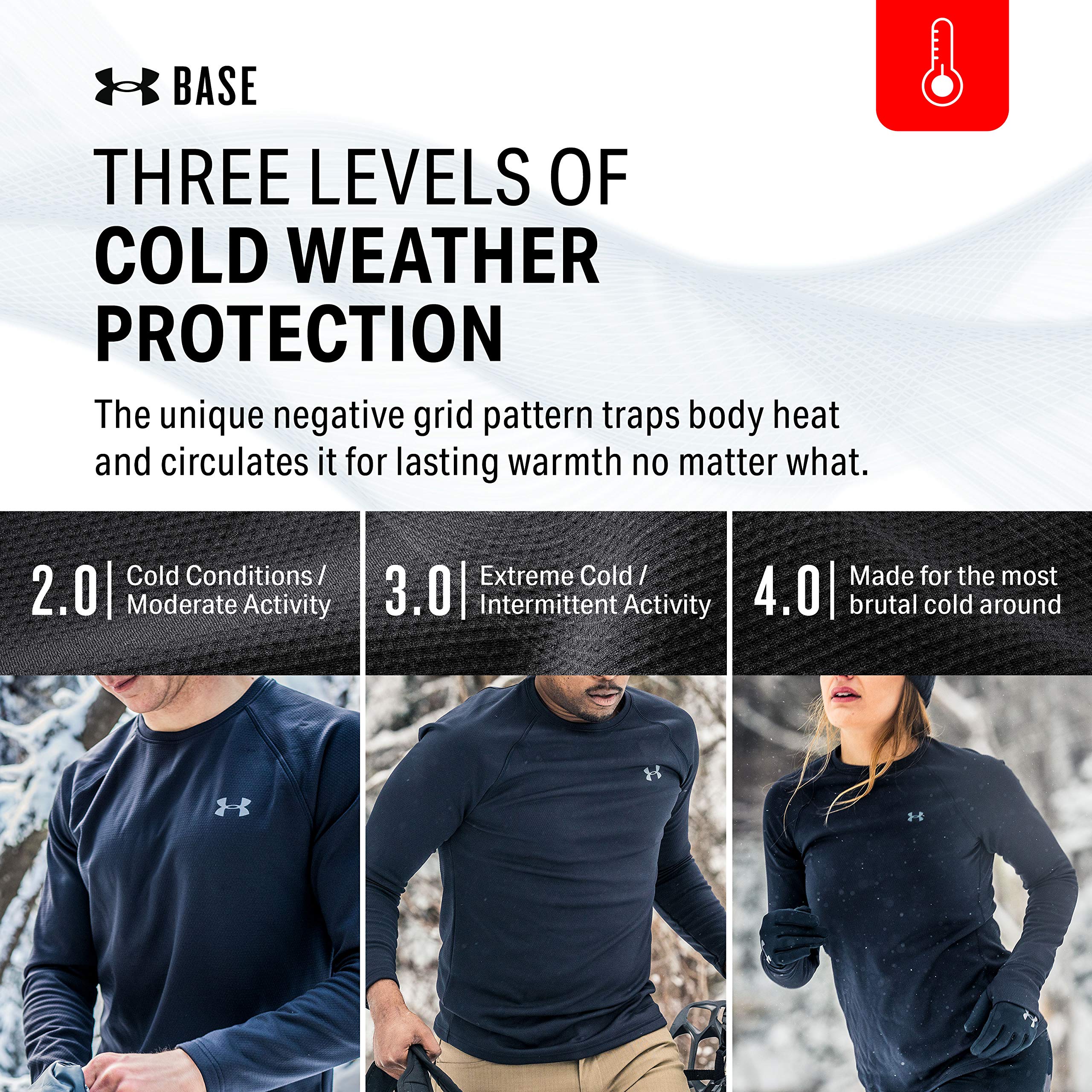 Under Armour Women's ColdGear® Base 2.0 Crew SM Black