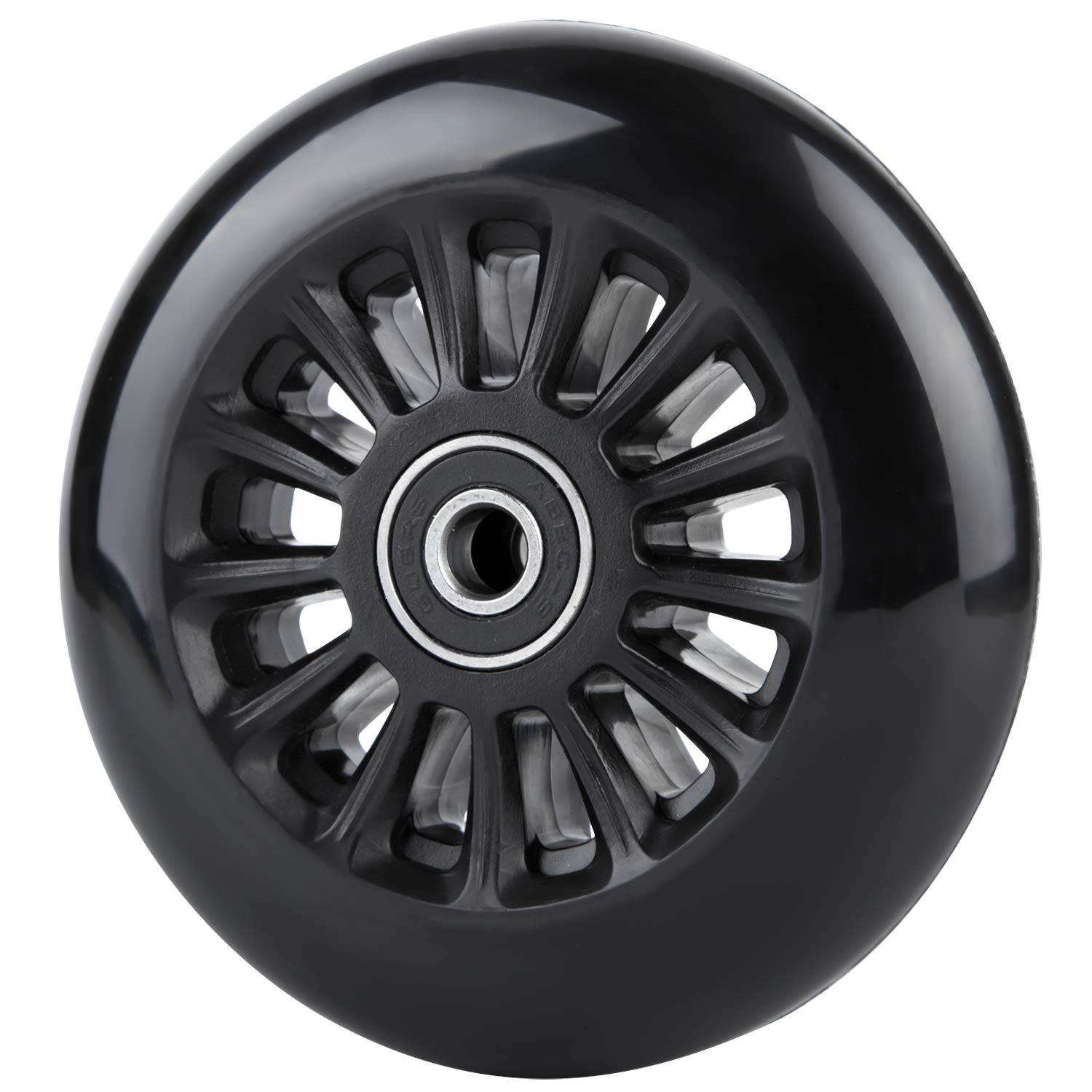 WHEELCOME Polyurethane Replacement Wheels w/Bearings ABEC-9 Compatible with Ezyroller Classic Drifter Junior Drift and Ride-On Toy Scooters (Set of 3)