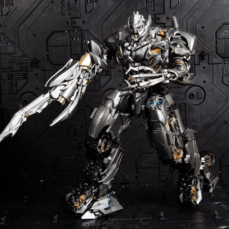 Transformer Toy Deformation Robot Oversize Black Mamba LS-06 Tank Mega Commander KO Action Figure 13 Inch