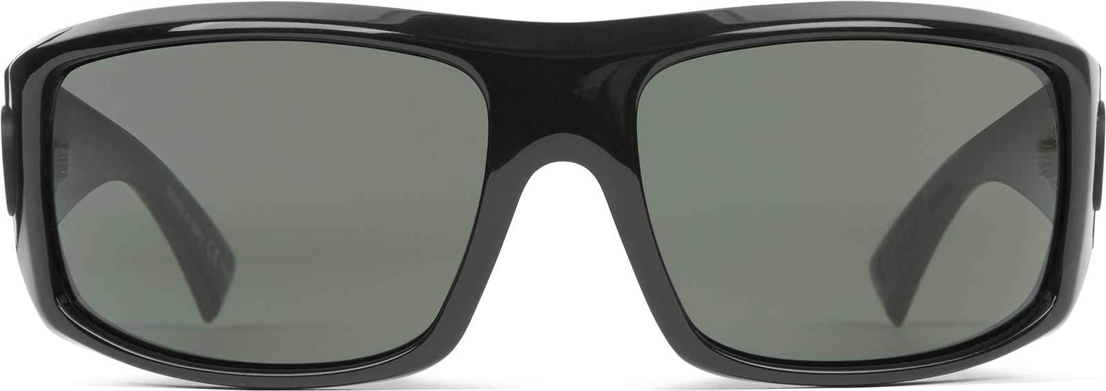 VonZipper Men's Clutch Sunglasses,OS,Black Gloss/Grey