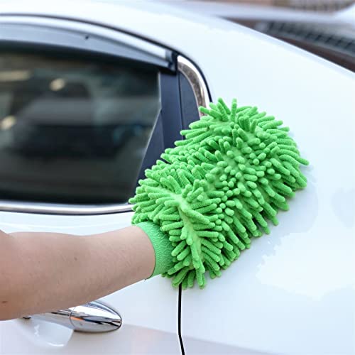 VEMMIO Cleaning Glove Professional Superfine Fiber Cleanable Gloves, Cleaning Cloth, Towel (Color : 4)