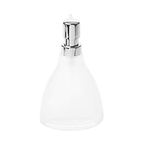 Umbra Vapor Frosted Glass Soap Pump White 7.975x4.675x4.345