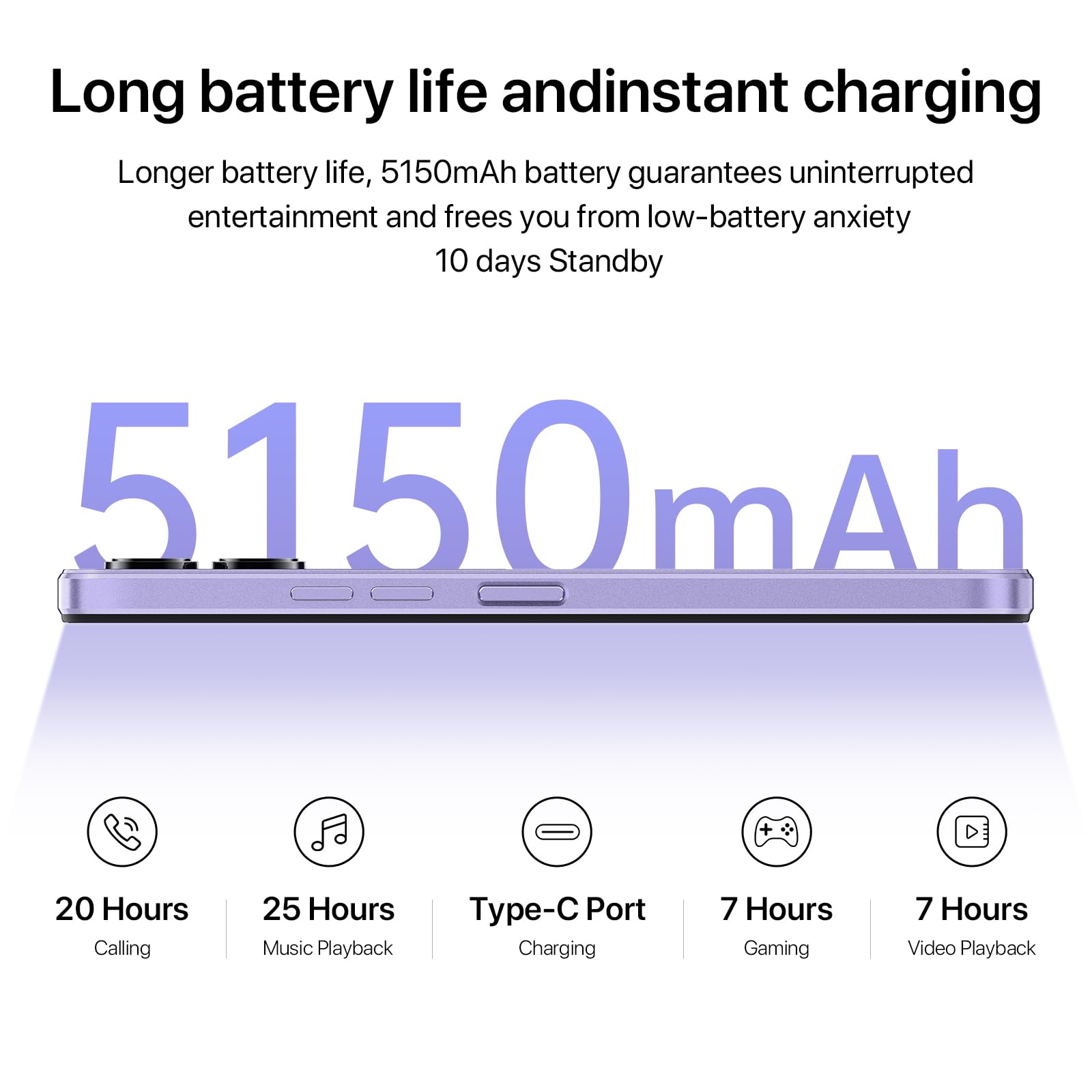 UMIDIGI G3 Plus Android 13 Unlocked Cell Phone Support Global Band Dual Sim 4G LTE, 4GB+128GB Expandable 1TB with Unisoc T606, 6.52 inch HD, 16MB+8MB Al Camera Night Mode, 5150mAh GSM Unlocked Phone