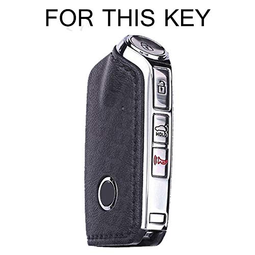 XUKEY Silicone Car Key Cover Remote Fob Case for Kia Stinger K900 Shell Jacket Protector 2017 2018 2019