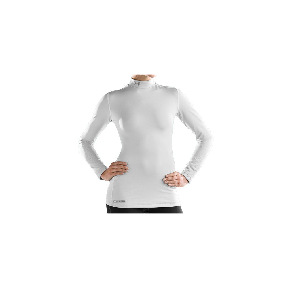 Under Armour Women's UA ColdGear® Authentic Mock XL White