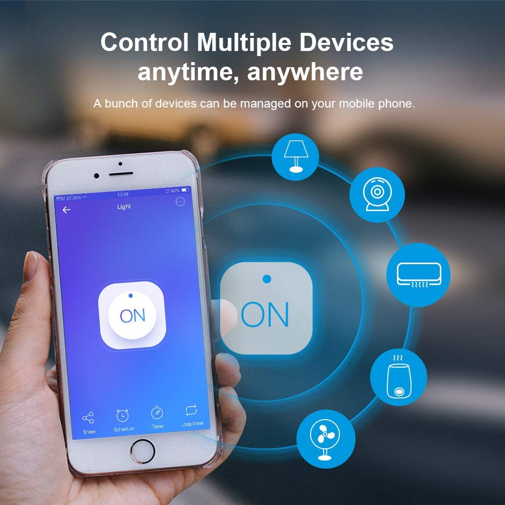 SONOFF S31 Lite 15A WiFi Smart Plug ETL Certified, Smart Outlet Socket, Works with Alexa & Google Home Assistant, IFTTT Supporting, No Hub Required, 2.4 Ghz WiFi Only 1-Pack