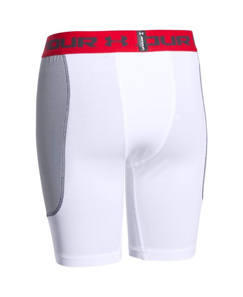 Under Armour Boys' UA Spacer Slider YLG White