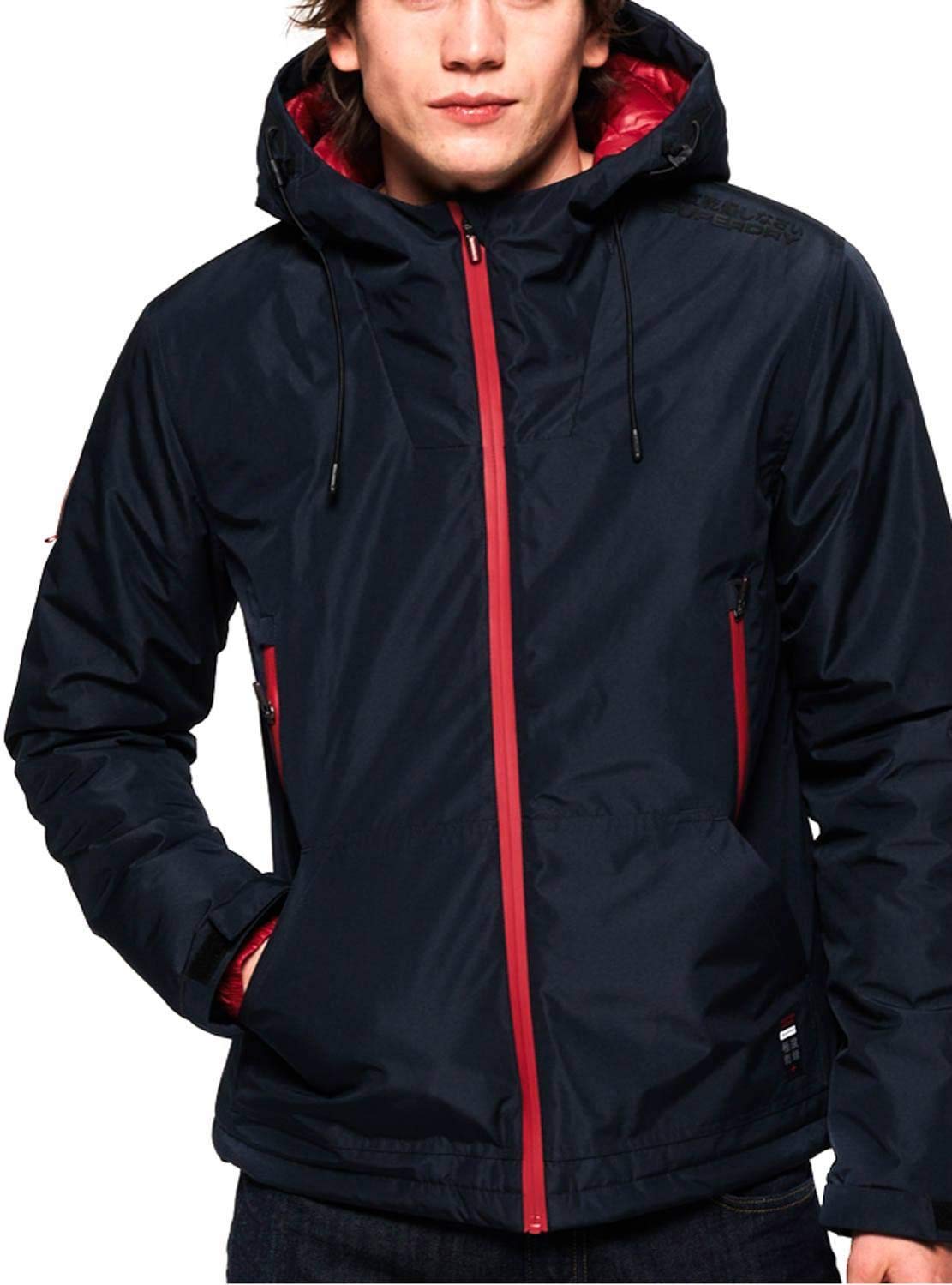 Superdry Mens Padded Elite Jacket Nautical Navy Size Xs