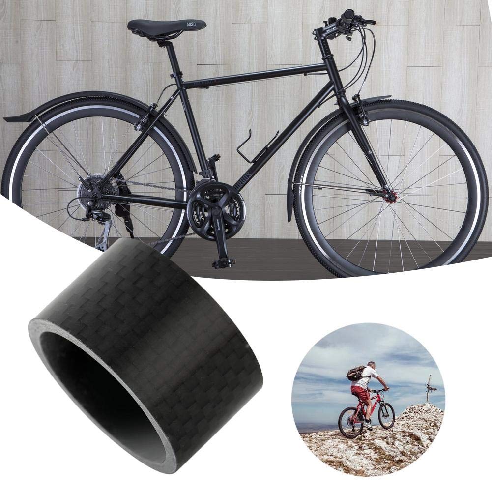 VGEBY1 Bicycle Headset Fork Washer, Full Set Carbon Fiber Bike Headset Spacer for Mountain Bikes Cycling Repair Accessory