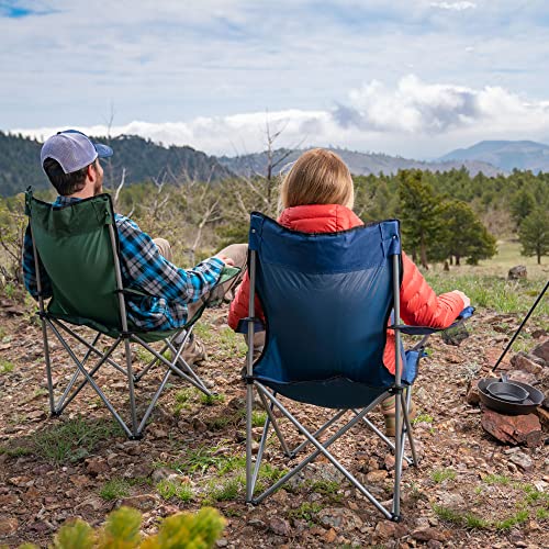 WFS Camping Quad Chair, Black