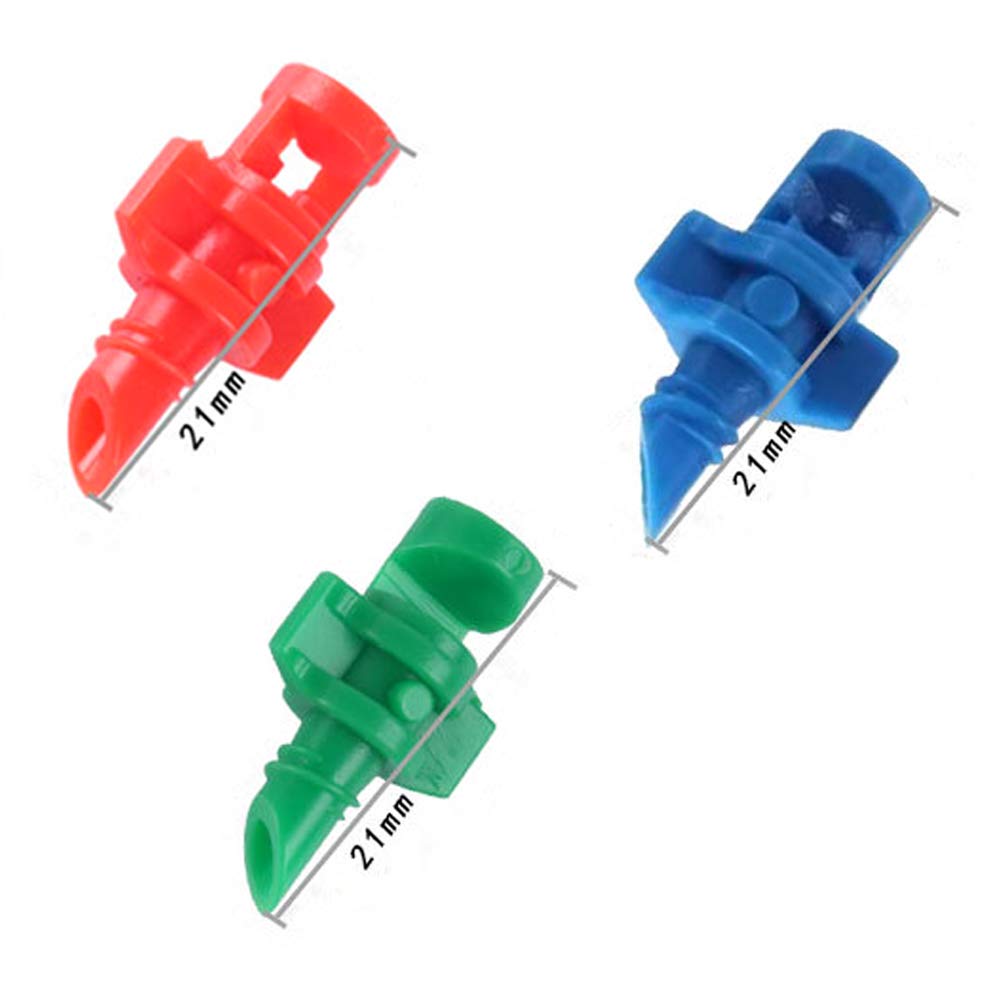 Wenyun 50x3 Pcs Garden Micro Sprayer Fan Jet Lawn Water Spray Misting Nozzle Sprinkler Irrigation System