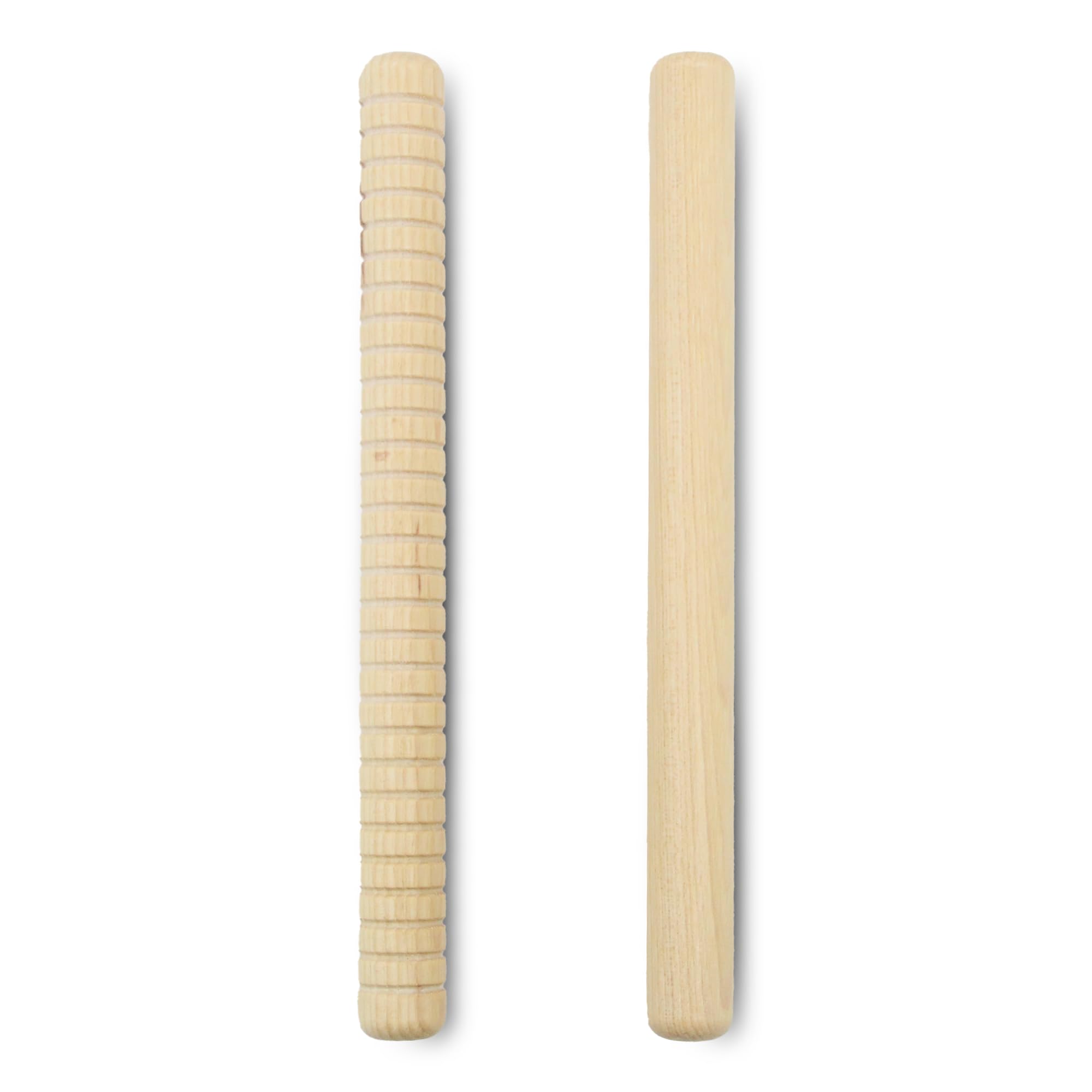 Westco Educational Products Hickory Rhythm Sticks Pair, 10" Smooth/12" Grooved