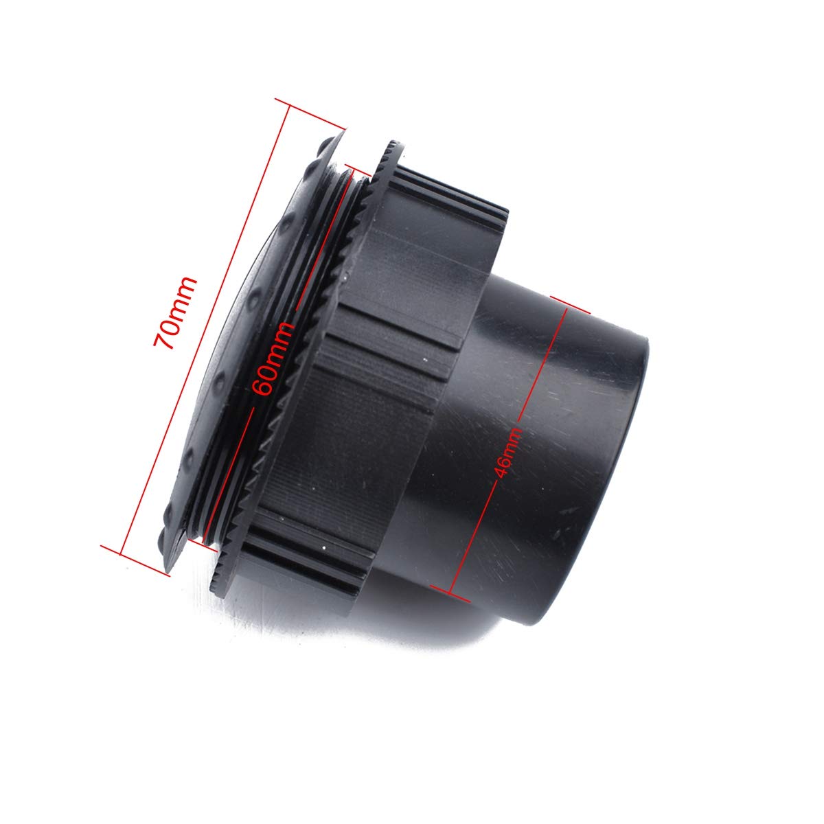 Universal 60mm/2.3inch Air Conditioning Deflector Outlet Roof Rotating Round Air Vent Ventilation Outle for Car Boat RV ATV A/C