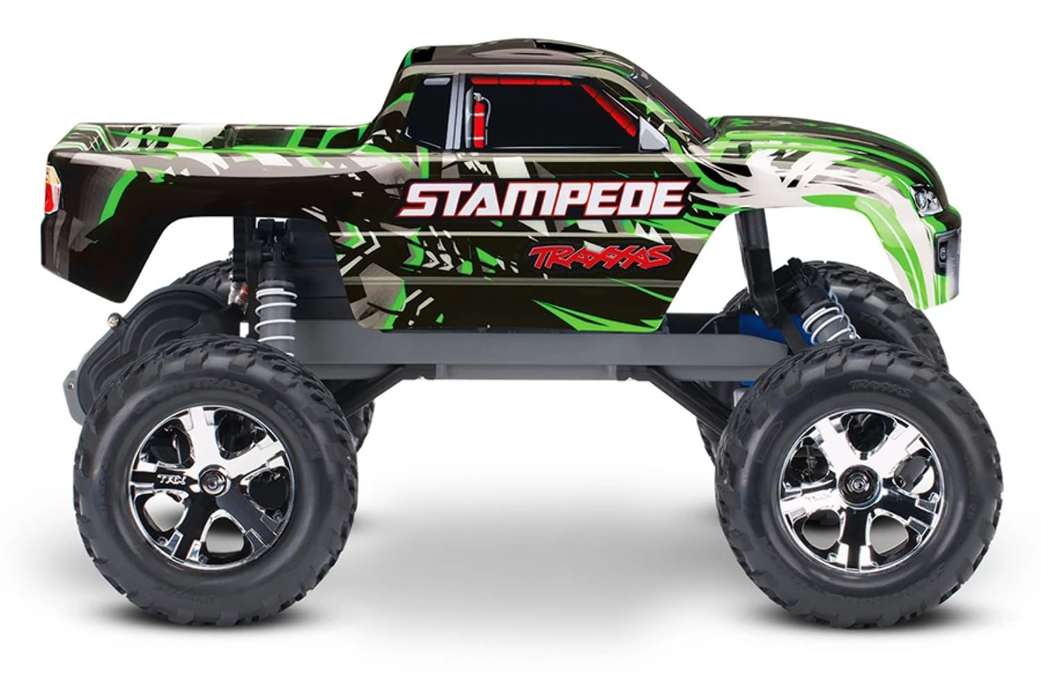 Traxxas 36054-4-GRN Stampede: 1/10 Scale Monster Truck w/ TQ 2.4GHz Radio System