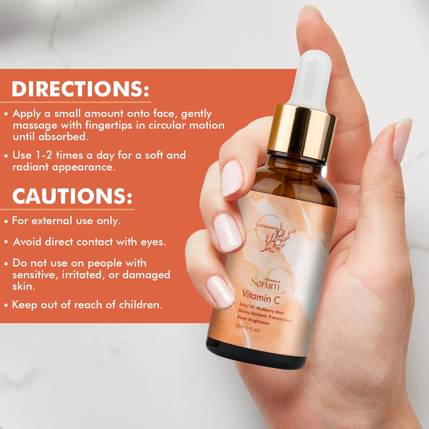 ๐ช๐๐ก๐ก๐๐ฅ ๐ฎ๐ฌ๐ฎ๐ฐ* Vitamin C Face Serum โ Anti Aging Facial Serum with Vitamin C, Vitamin E & More โ Brightening Serum for Dark Spots, Even Skin Tone, Eye Area, Fine Lines & Wrinkles, 1 Fl Oz