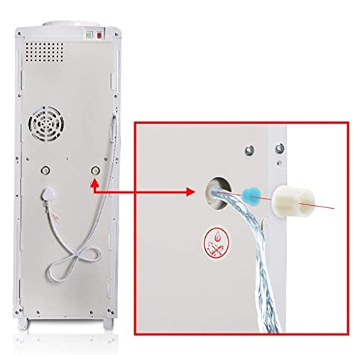 Vertical Water Dispenser Upgrade 5 Gallon Water Cooler Dispenser-Top Loading Freestanding Water Dispenser with Storage Cabinet, Two Temperature Settings-Hot(85℃-95℃), Normal Temperature(10-1