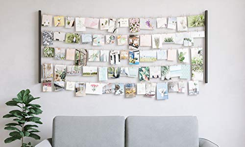 Umbra Hangit Picture Frame and Wall Decor Set for Photos, 26" x 60", Black, 80