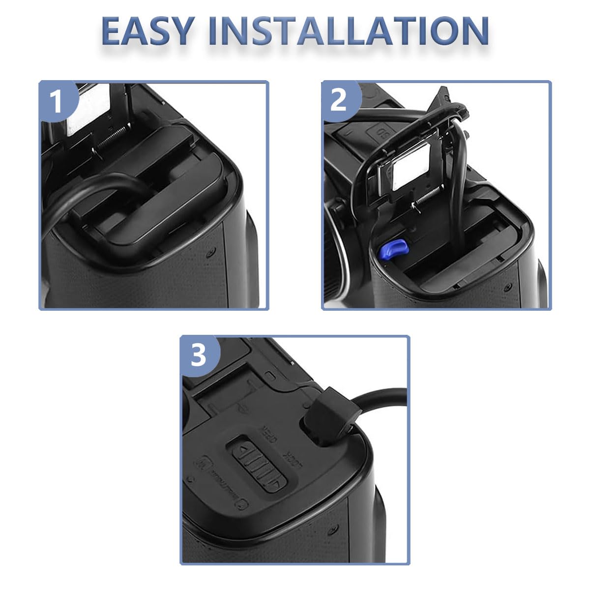 UORLEN NP-FZ100 A7III A7IV Dummy Battery AC Power Adapter Kit for Sony Alpha A7 III, A7 IV, A7SIII A7RIII A7RIV A7RV FX30 FX3 A7C A6600 A6700 A1 ZV-E1 A9, A7R III IV V Cameras