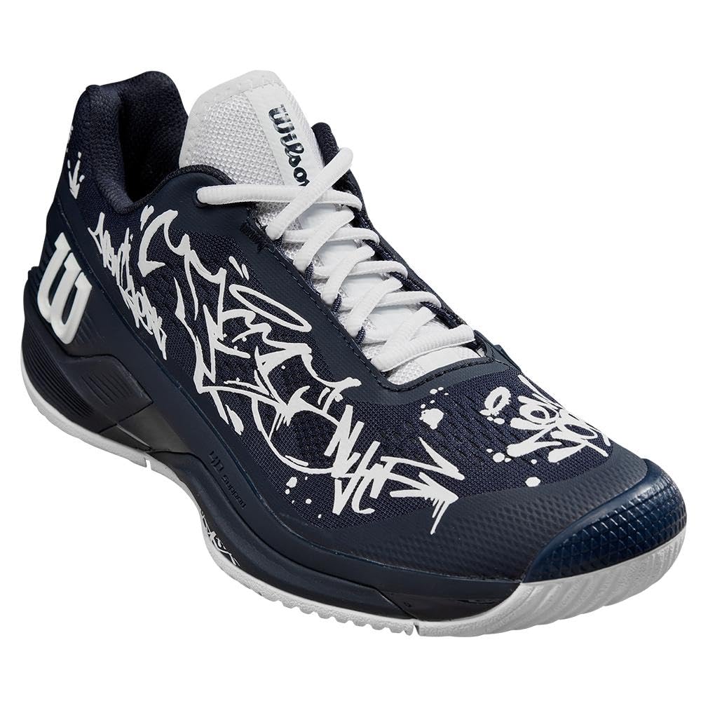 WILSON Rush Pro 4.0 Hope NYC Edition Tennis Shoe Navy/White 11.5 D (M)