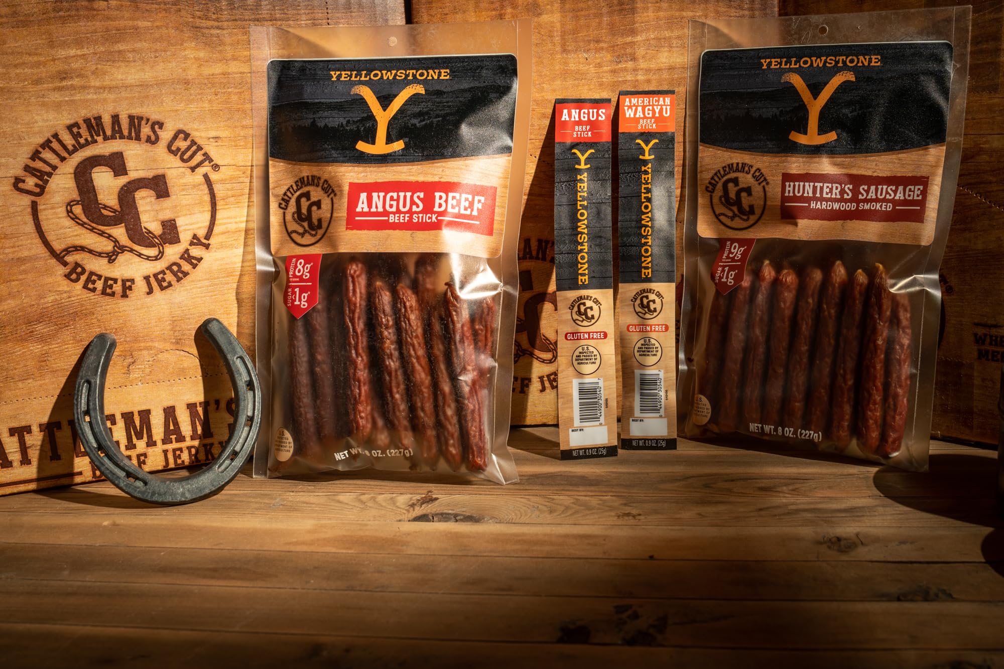 Yellowstone by Cattleman's Cut American Wagyu Beef Sticks, 0.9 Ounce (Pack of 20)